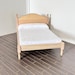 1:12 Scale Dollhouse Miniature DIY Unpainted Queen Size Bed, One Inch ...
