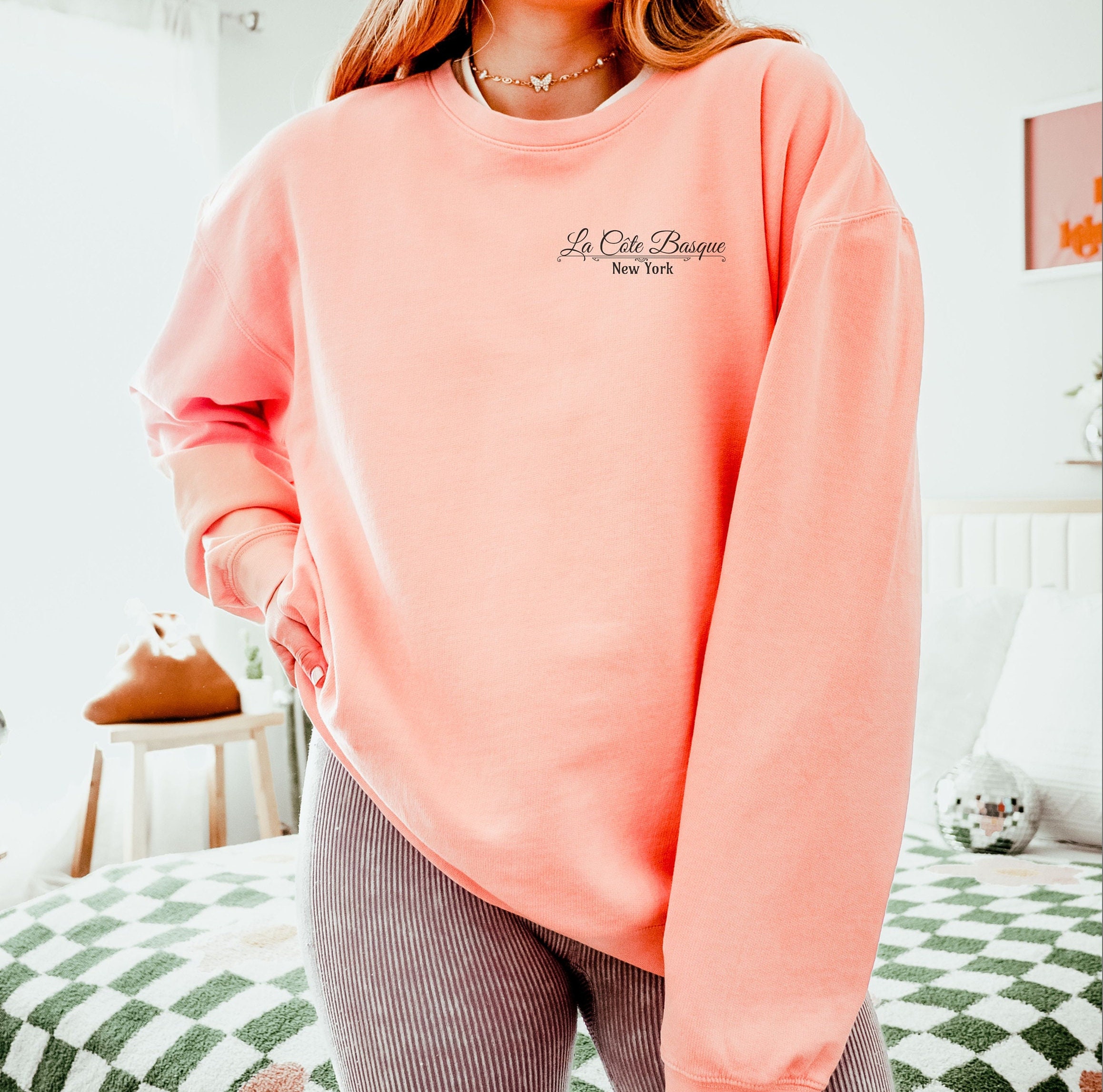 La Cote Basque Comfort Colors Lightweight Sweatshirt, Retro Vintage ...