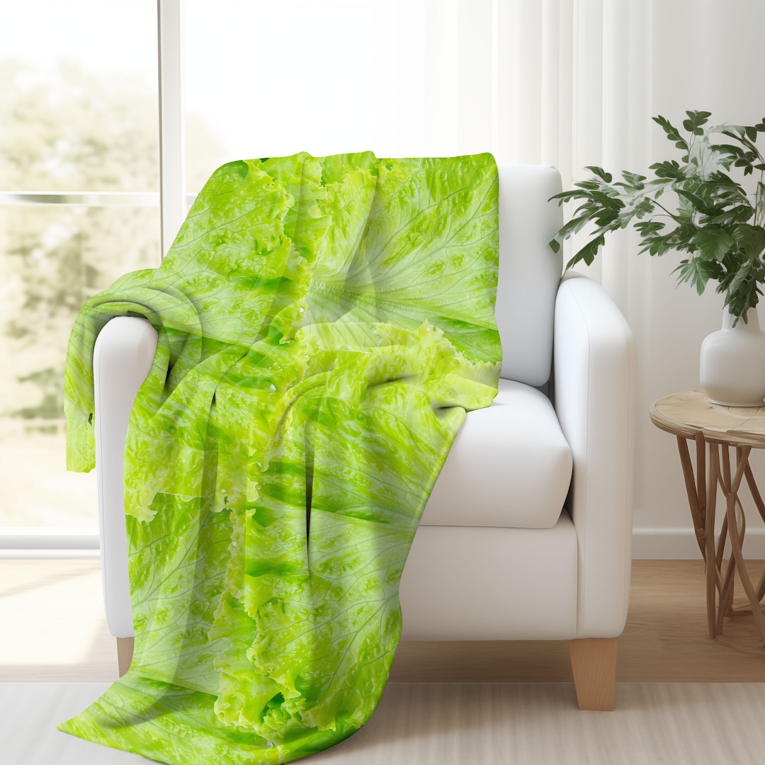 Lettuce Wrap Blanket, Cute Gift for Vegans and Vegetarians, Blanket ...