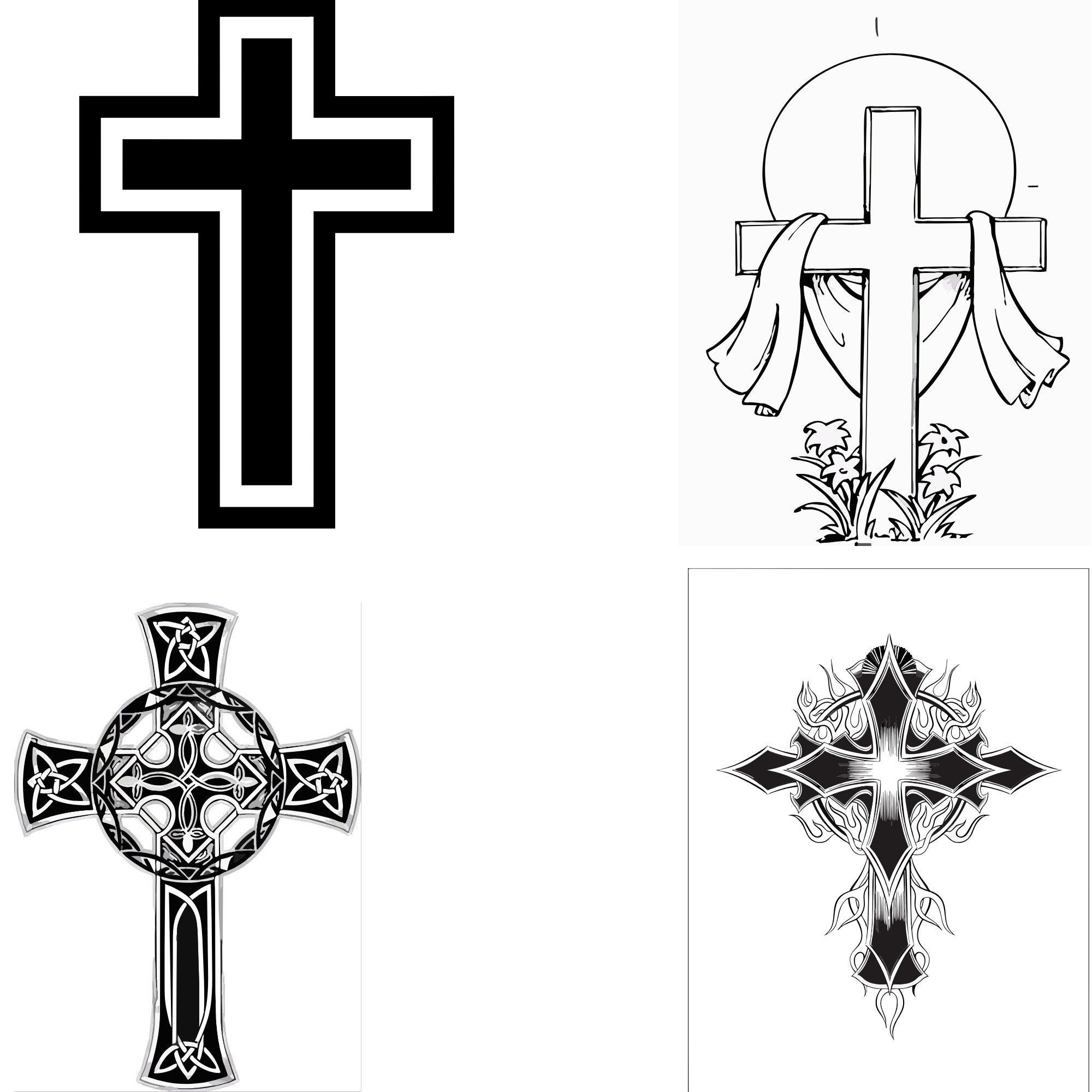Christian Cross SVG Files,cross Svg File,cross Clipart,crosses Svg File ...