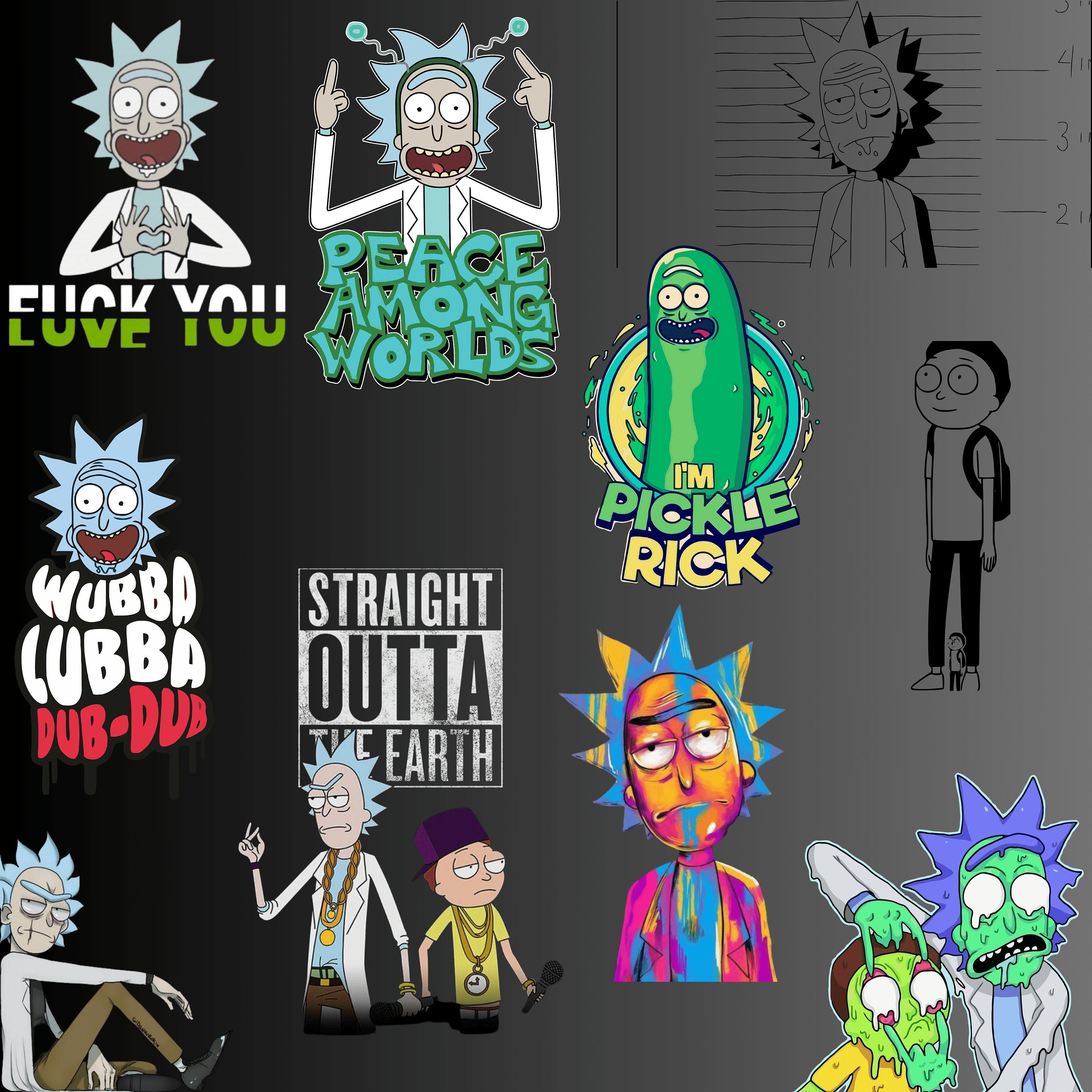 Rick and Morty Svg Bundle,rick Morty Svg Cut File,rick and Morty File ...