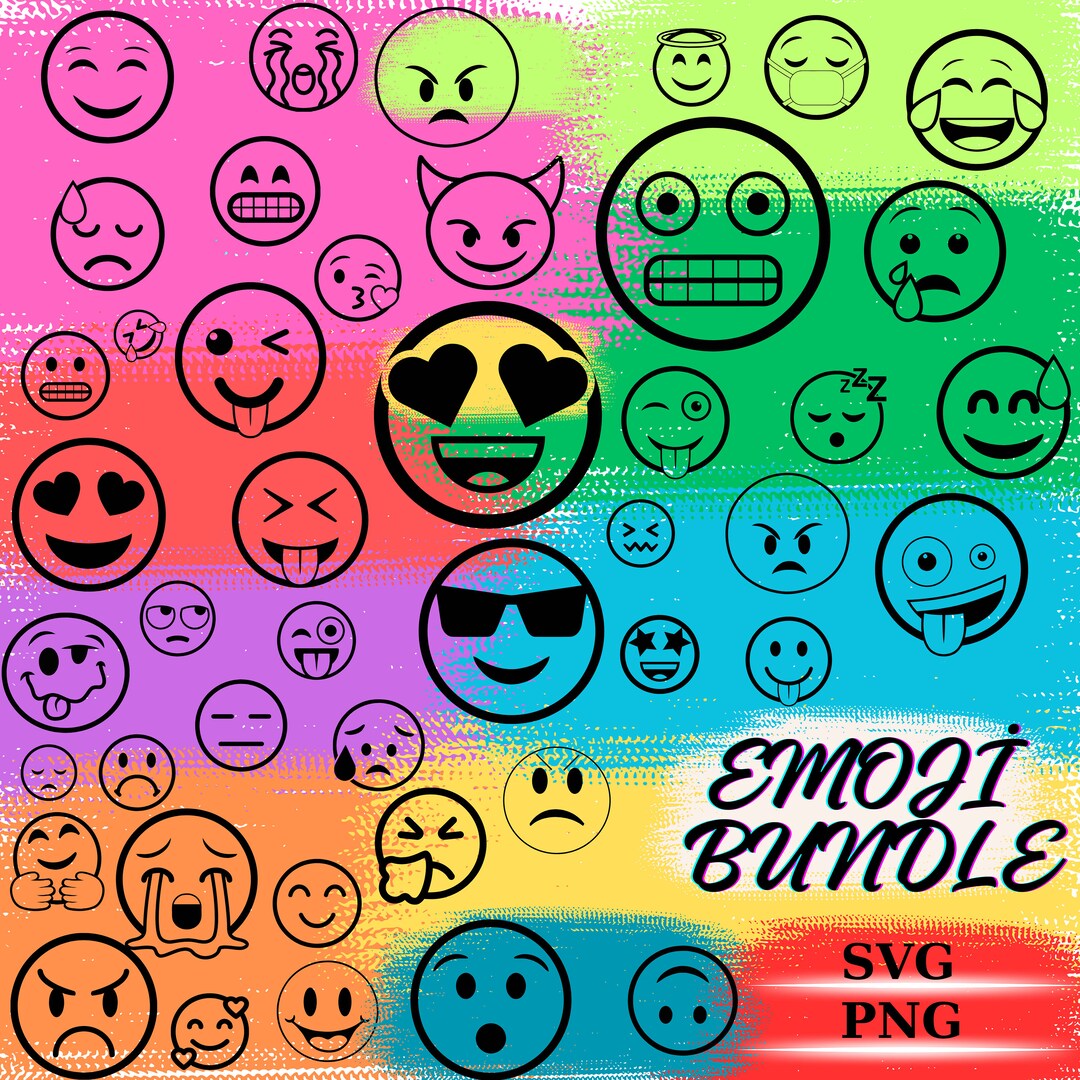 Celebrate Your Creativity With a Variety of Emoji Art: SVG and PNG ...