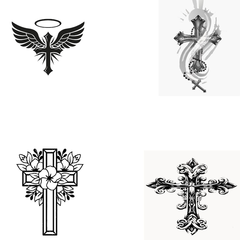 Christian Cross SVG Files,cross Svg File,cross Clipart,crosses Svg File ...