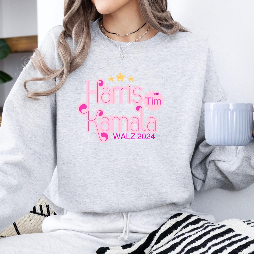 Moletom Kamala Harris e Tim Walz 2024, moletom feminino Harris Walz ...