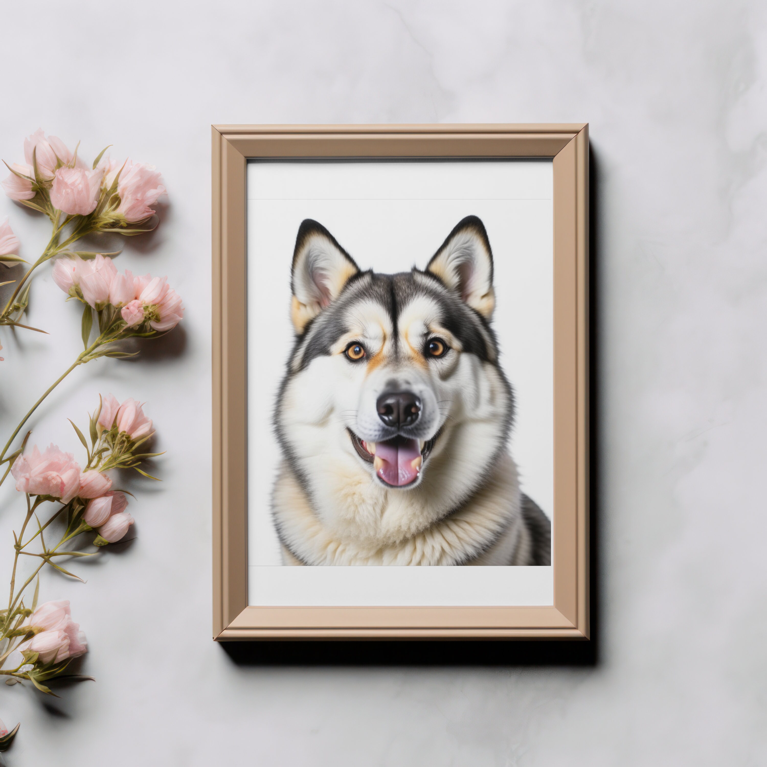 Dog Portrait Prints, 5 Different Dogs, Printable Dog Illustration, Dogs ...