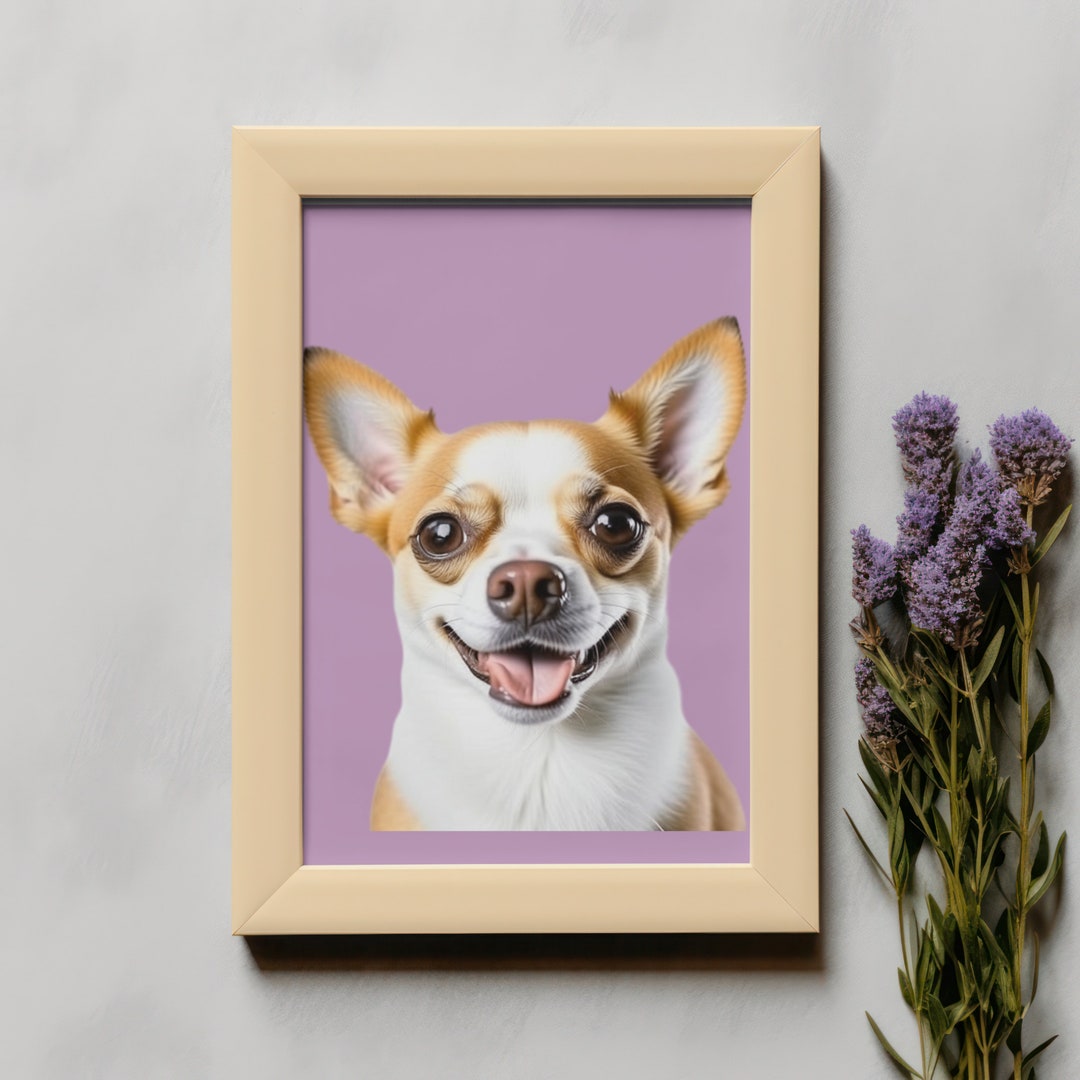 Dog Portrait Prints, Different Dogs, Printable Dog Illustration, Dogs ...
