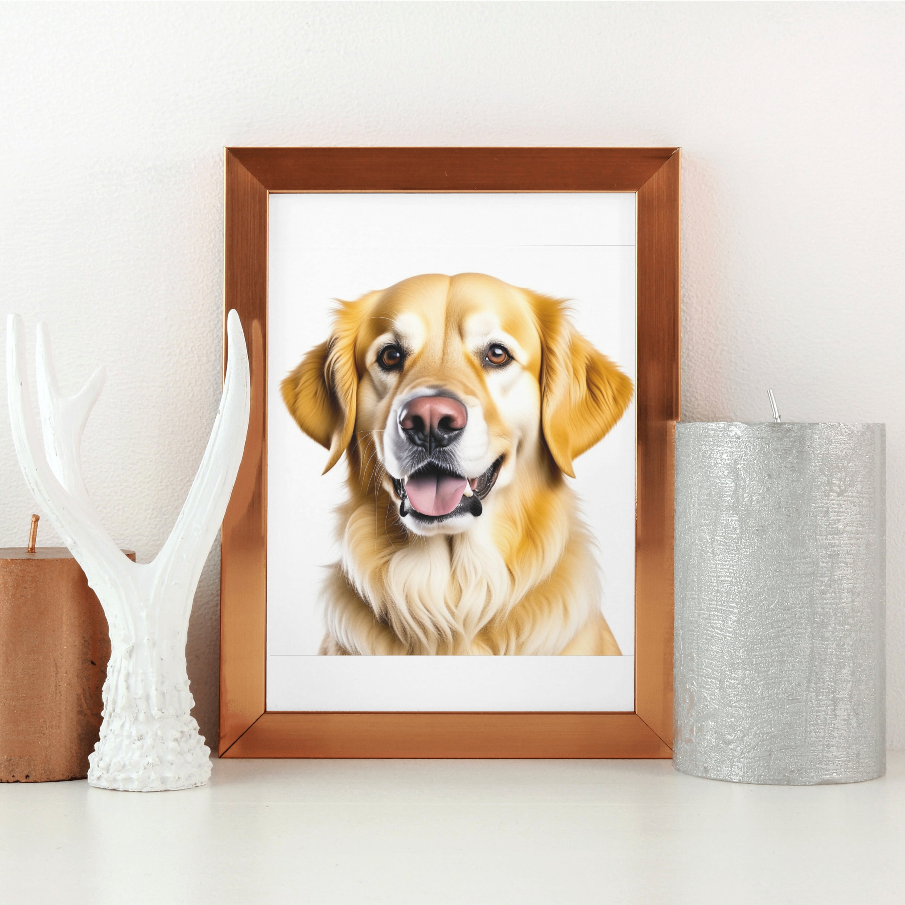 Dog Portrait Prints, 5 Different Dogs, Printable Dog Illustration, Dogs ...