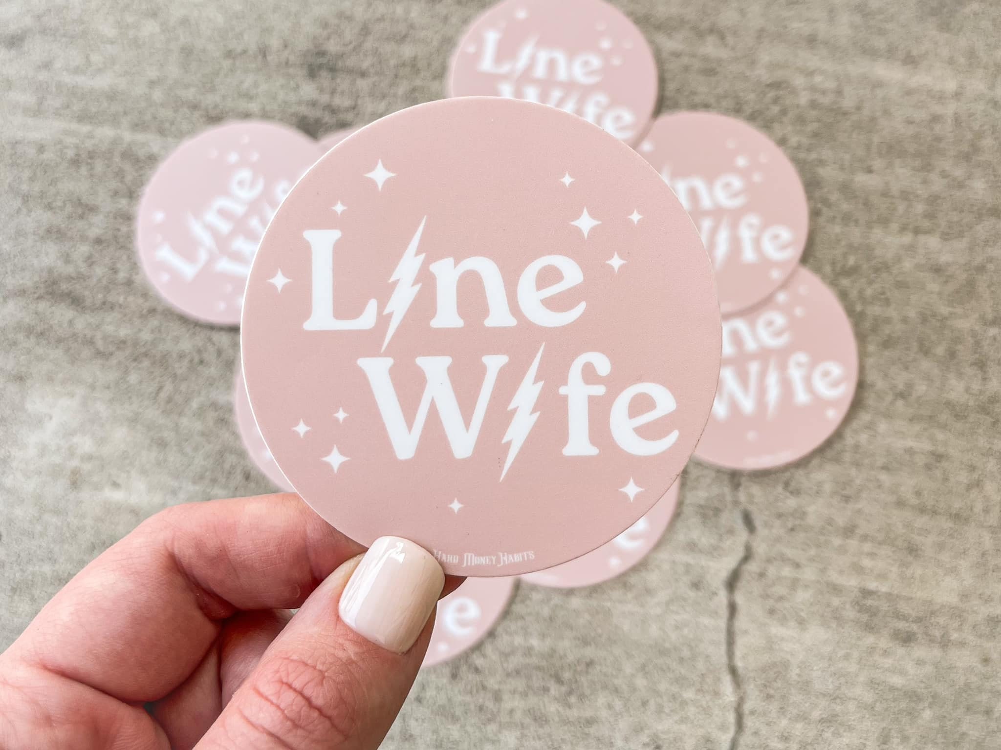 Line Wife Sticker Linewife Blue Collar - Etsy