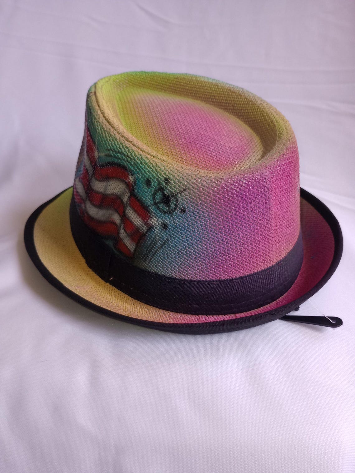 Hand Painted Puerto Rico Hat | Personalized Name Airbrushed Puertorican ...