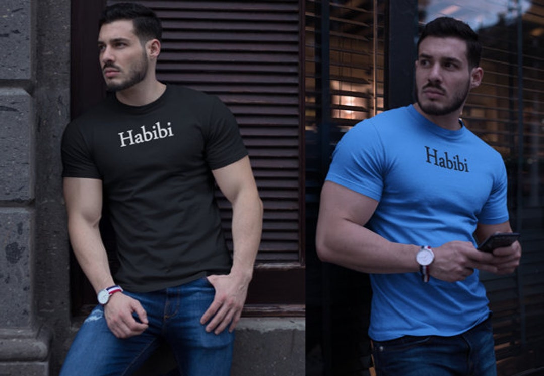 Habibi TSHIRT Funny Habibi Tee Soft Cotton Tee Comfy Short Sleeve Shirt ...