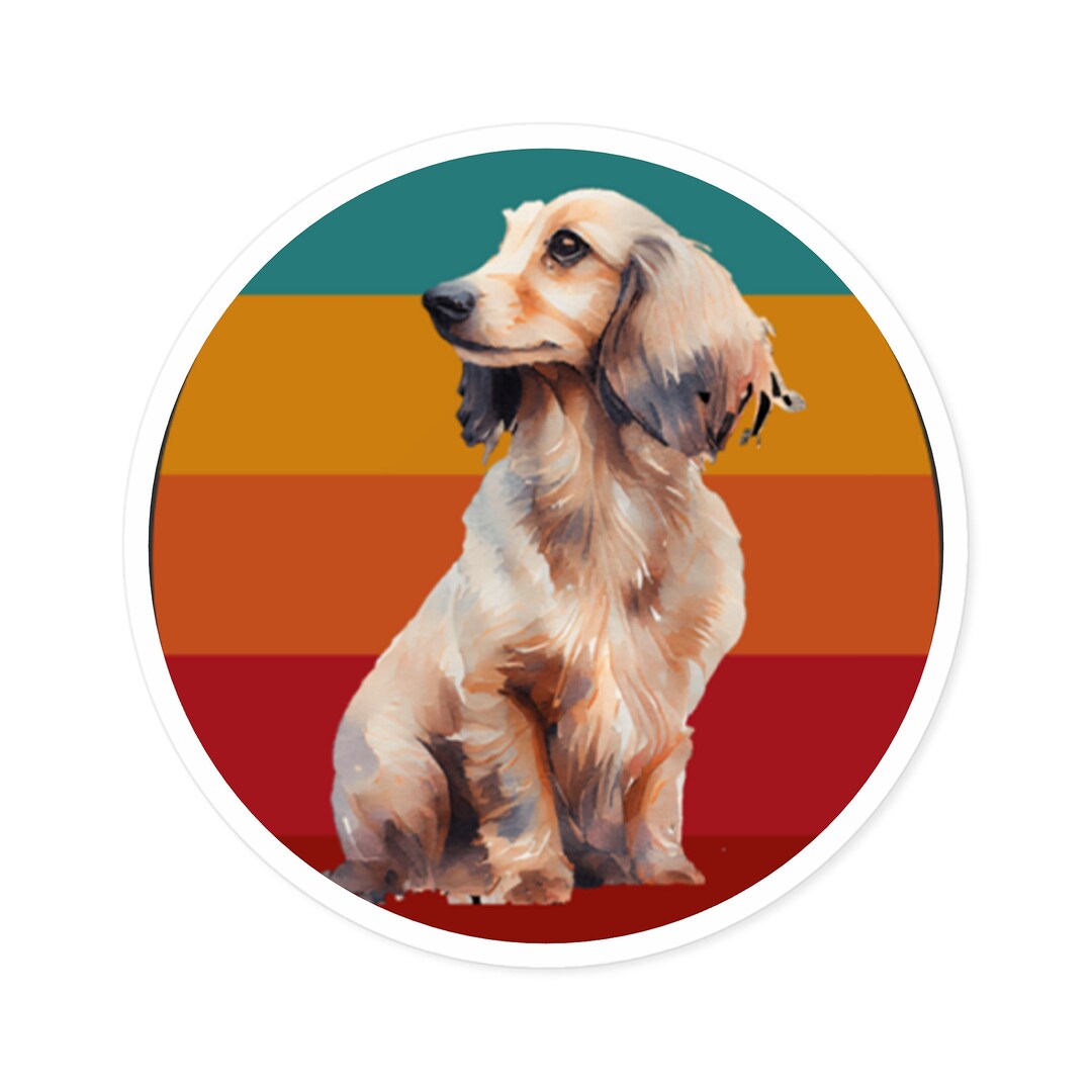 Round Stickers Indooroutdoor Dachshund - Etsy