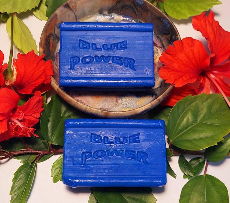 Blue Power Soap, Añil Indigo Bluing, Spiritual Cleansing Baño - Etsy México