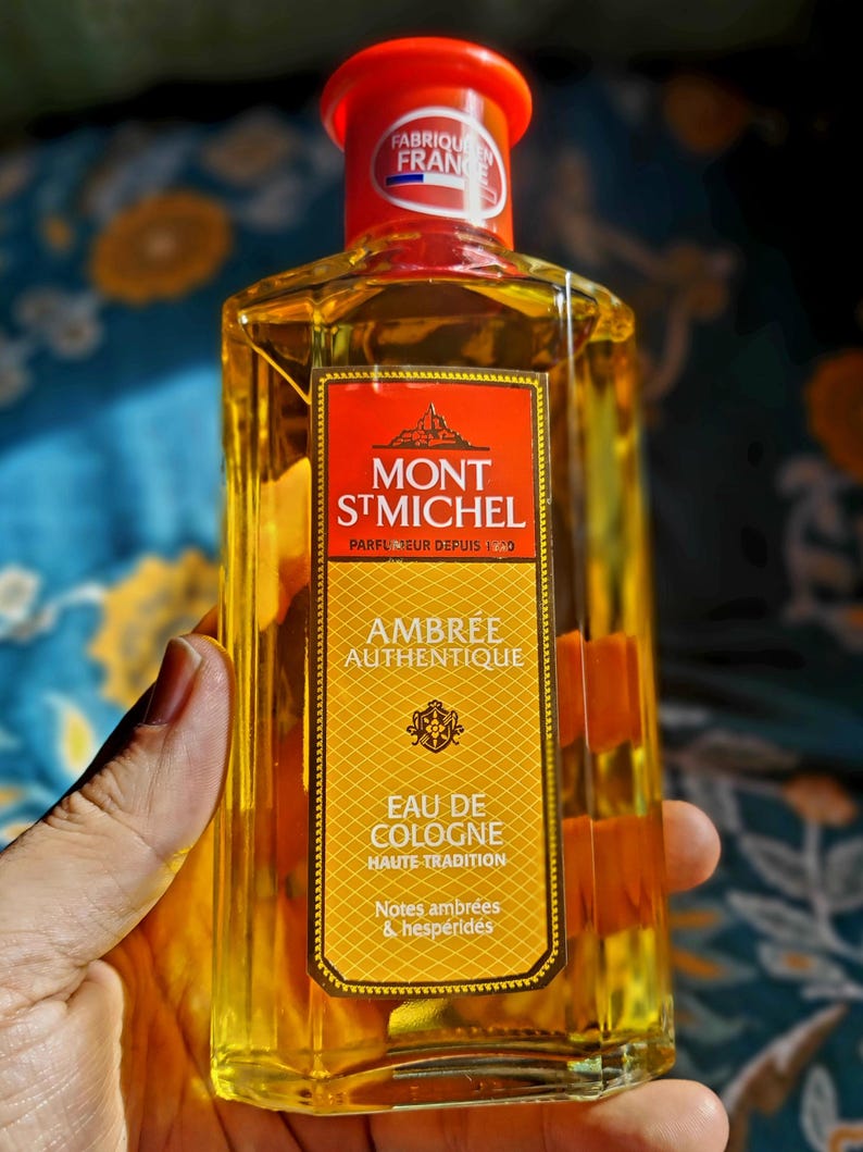 Mont Saint Michel Amber Cologne Vodou, Authentic French Eau De Cologne ...