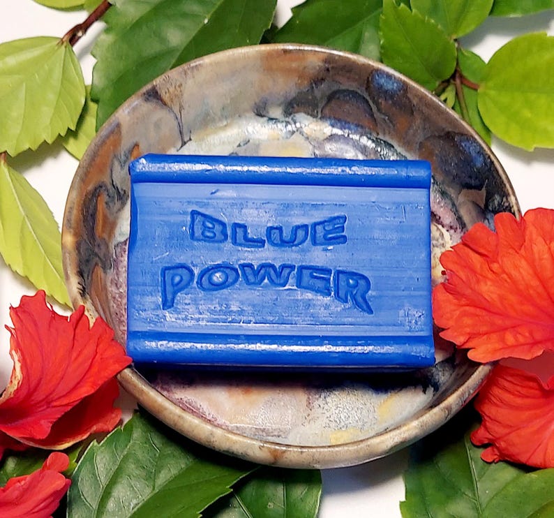 Blue Power Soap, Añil Indigo Bluing, Spiritual Cleansing Baño - Etsy México