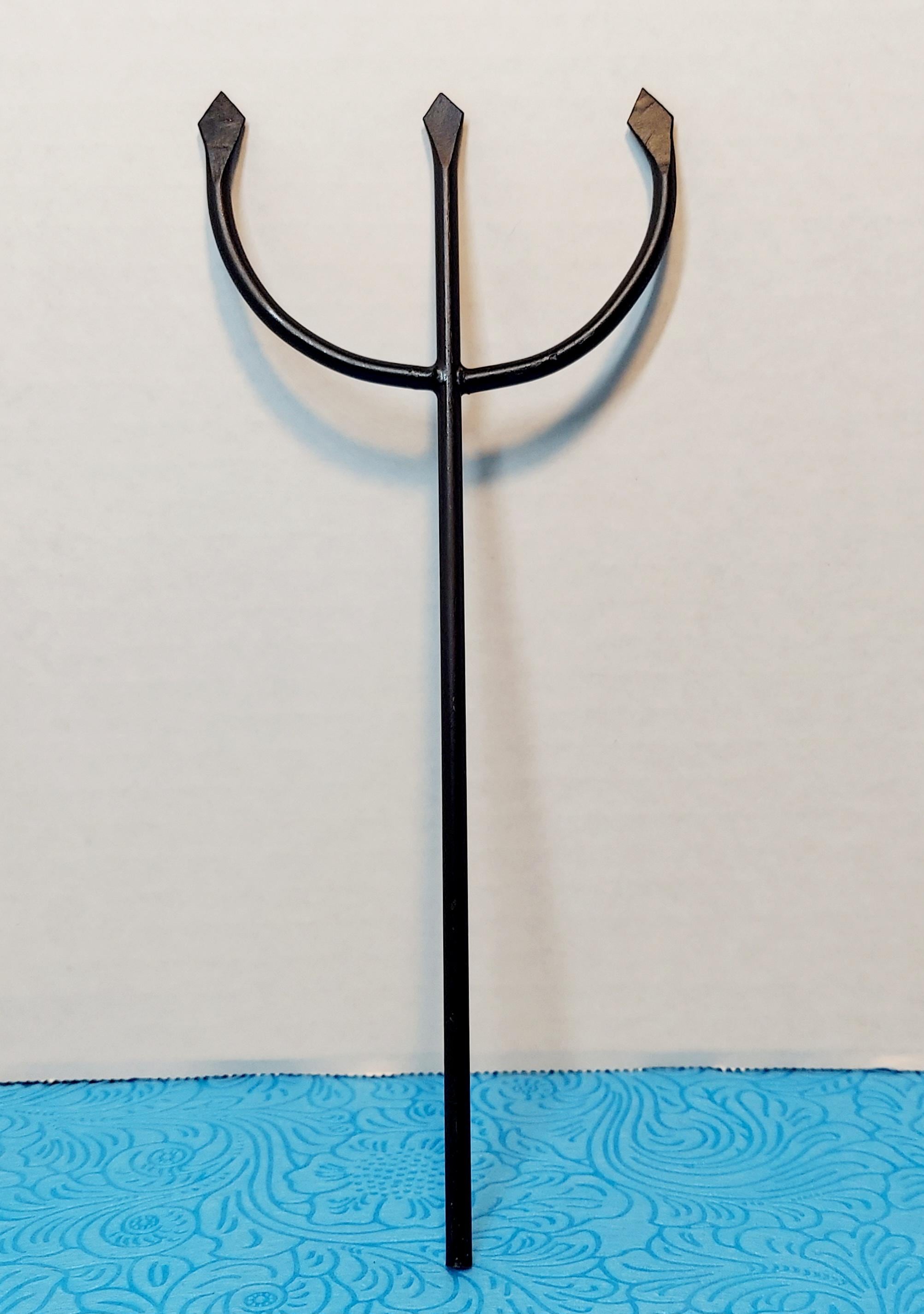 Handmade Iron Pomba Gira Trident – Afro-brazilian Ritual Tool Maria ...