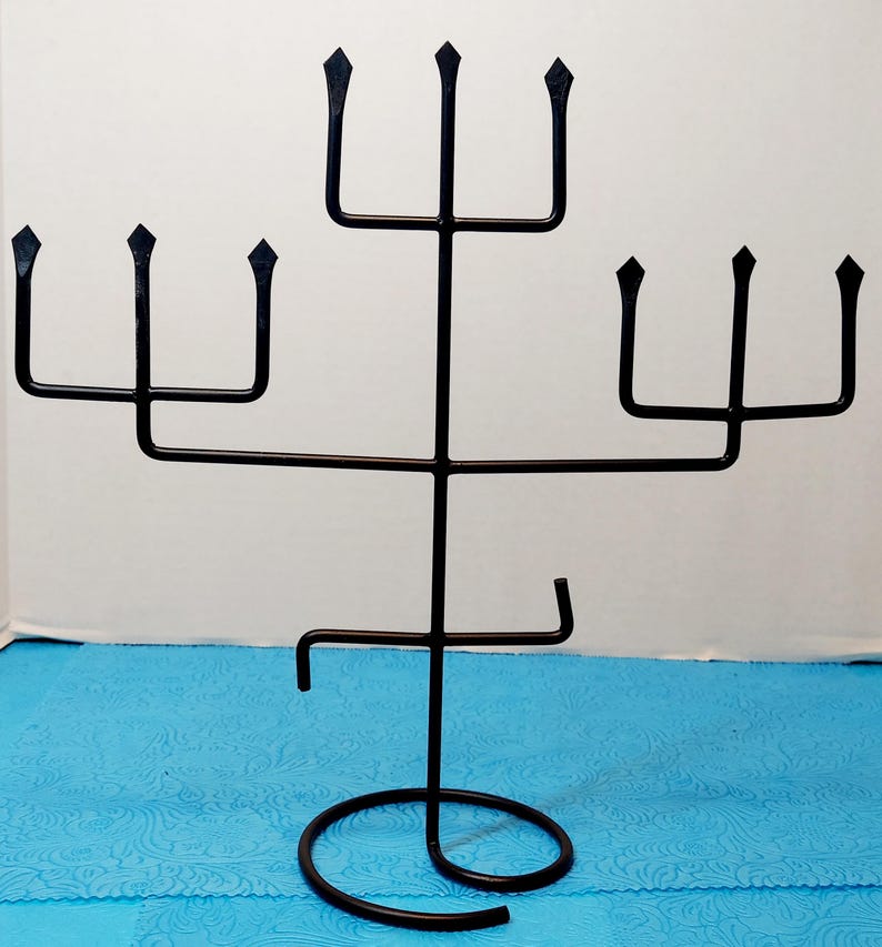 Exu and Pomba Gira Ritual Staffs – Handmade Black Iron Ferramentas for ...