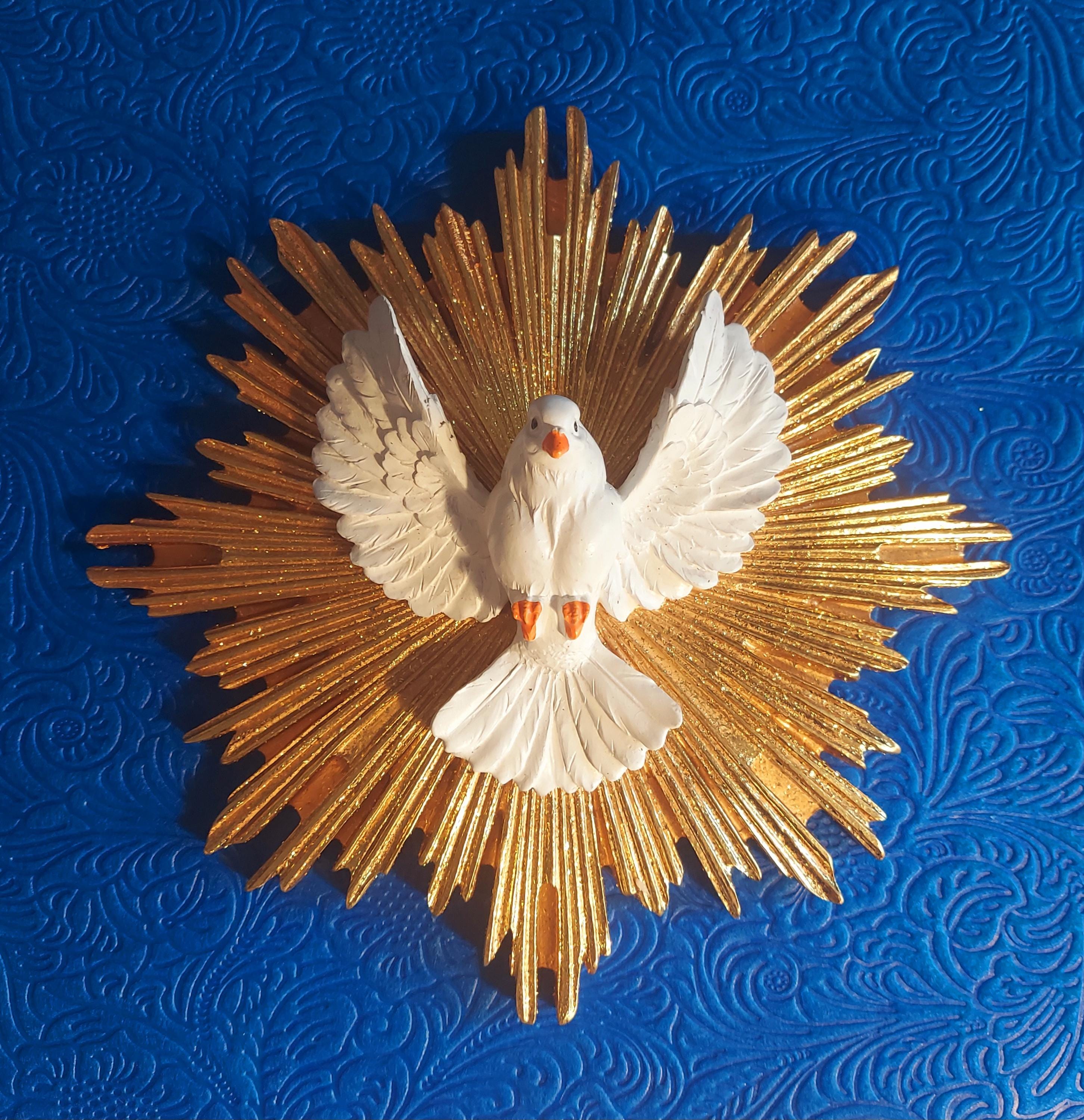 Santisimo Holy Spirit Dove, Monstrance Santisimo Bóveda Gold Standing ...