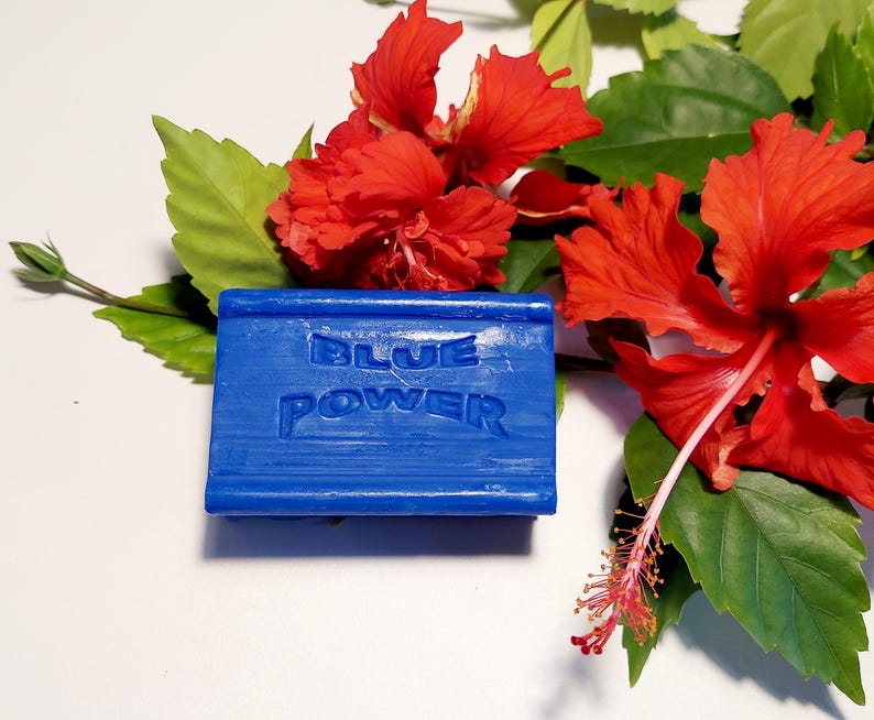 Blue Power Soap, Añil Indigo Bluing, Spiritual Cleansing Baño - Etsy México