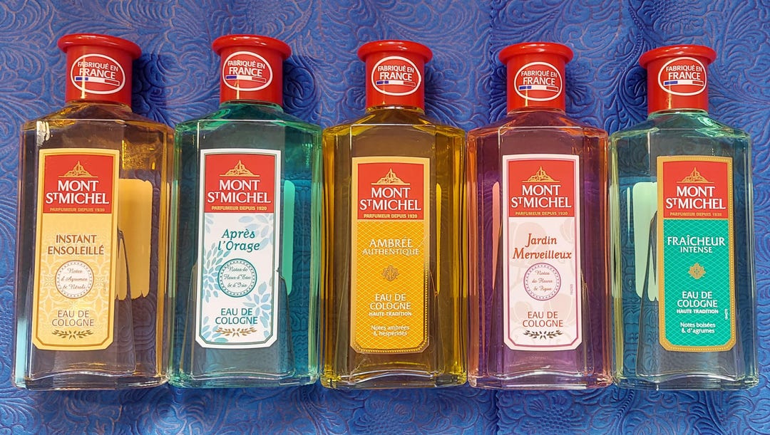 Mont St Michel Eau De Cologne: Amber, Apres L'orage, Perfume Reve Dor ...