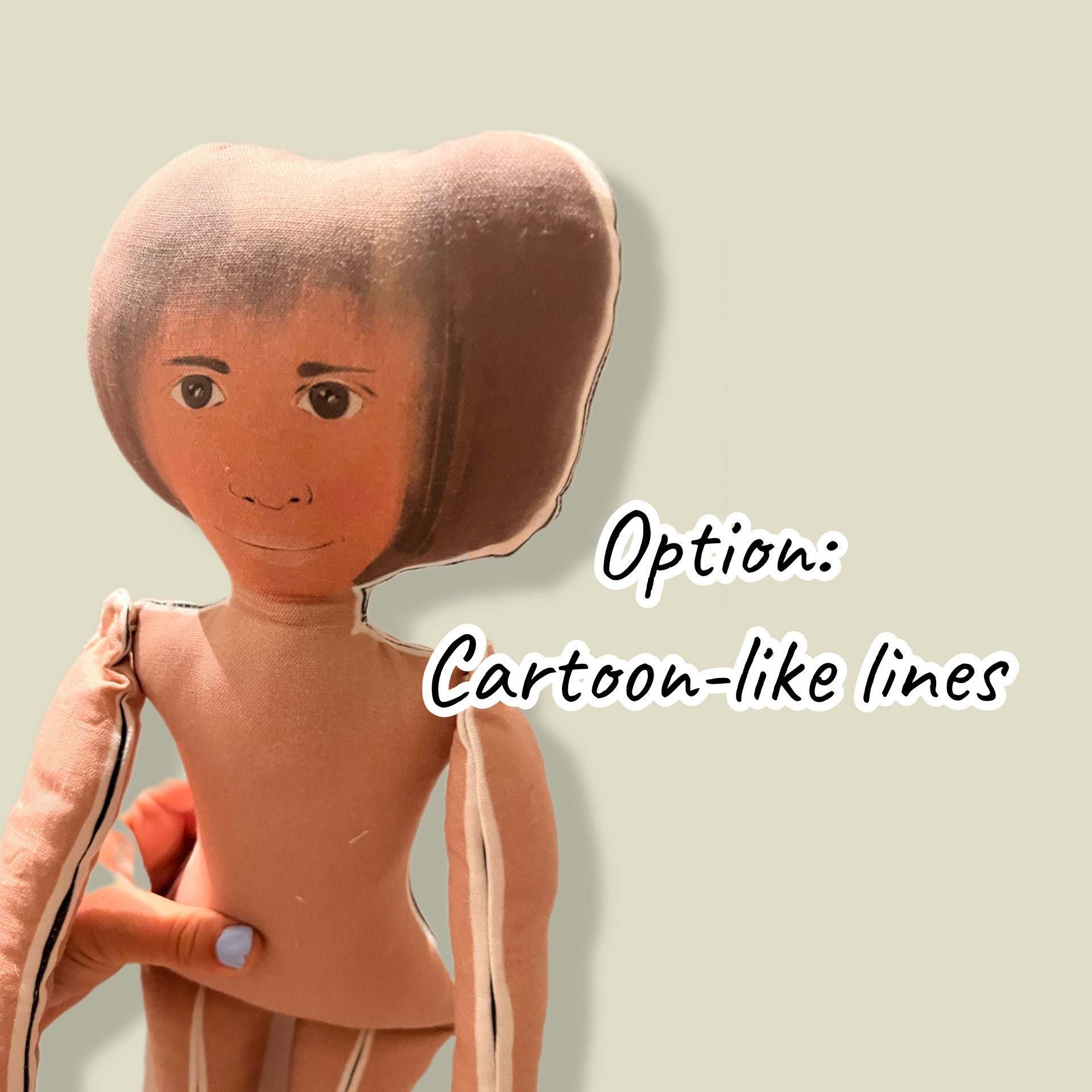 Custom Look Alike Heirloom Doll Cartoon Lookalike Doll Custom - Etsy