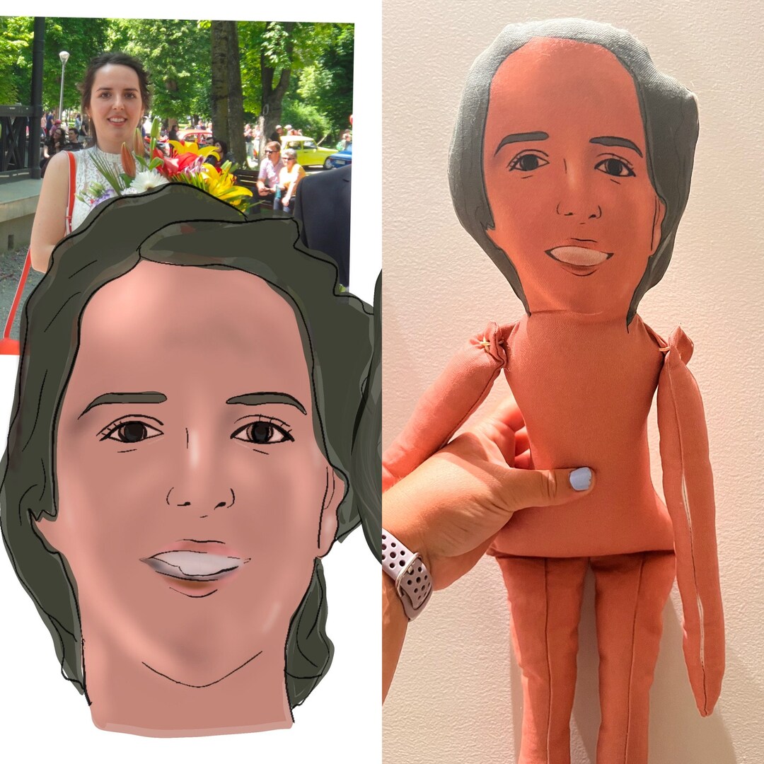 Custom Look Alike Heirloom Doll Cartoon Lookalike Doll Custom - Etsy