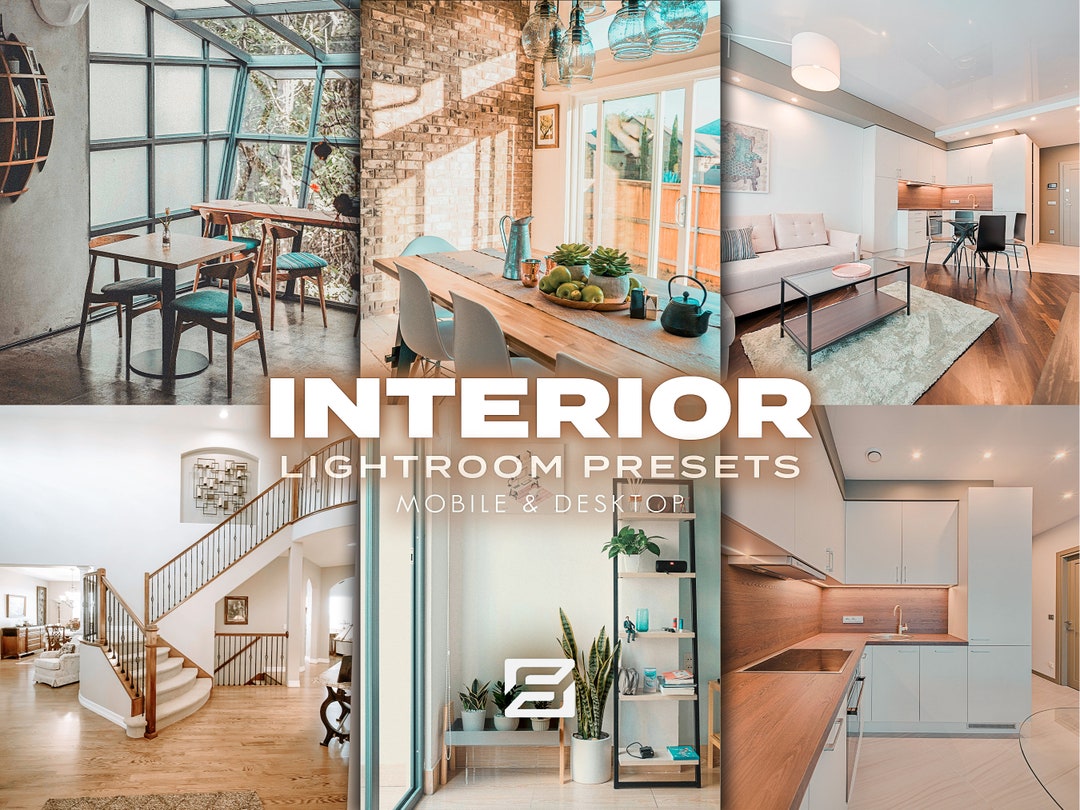 18 INTERIOR Lightroom Presets, Real Estate & Interior Design Presets ...