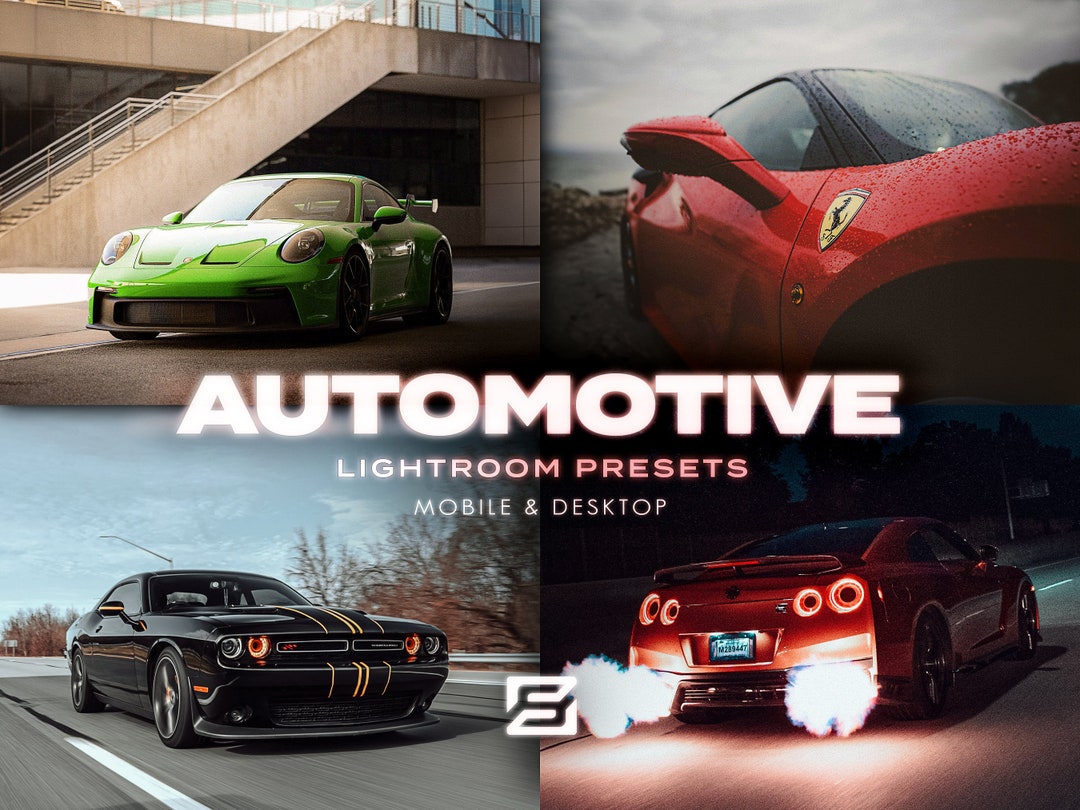 50+ Automotive Lightroom Presets for Photo Editing, Mobile & Desktop ...