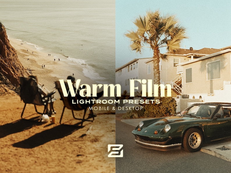 50 FILM Presets, Warm Aesthetic Preset, Outdoor Vintage Clean Look ...