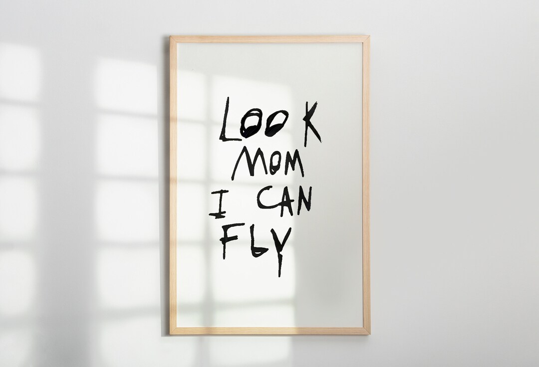 Look Mom I Can Fly Poster, Travis Scott Poster, Look Mom I Can Fly ...