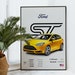 Ford Focus RS 2014, Ford Focus, Super Car Art, Ford ST, Car Poster ...