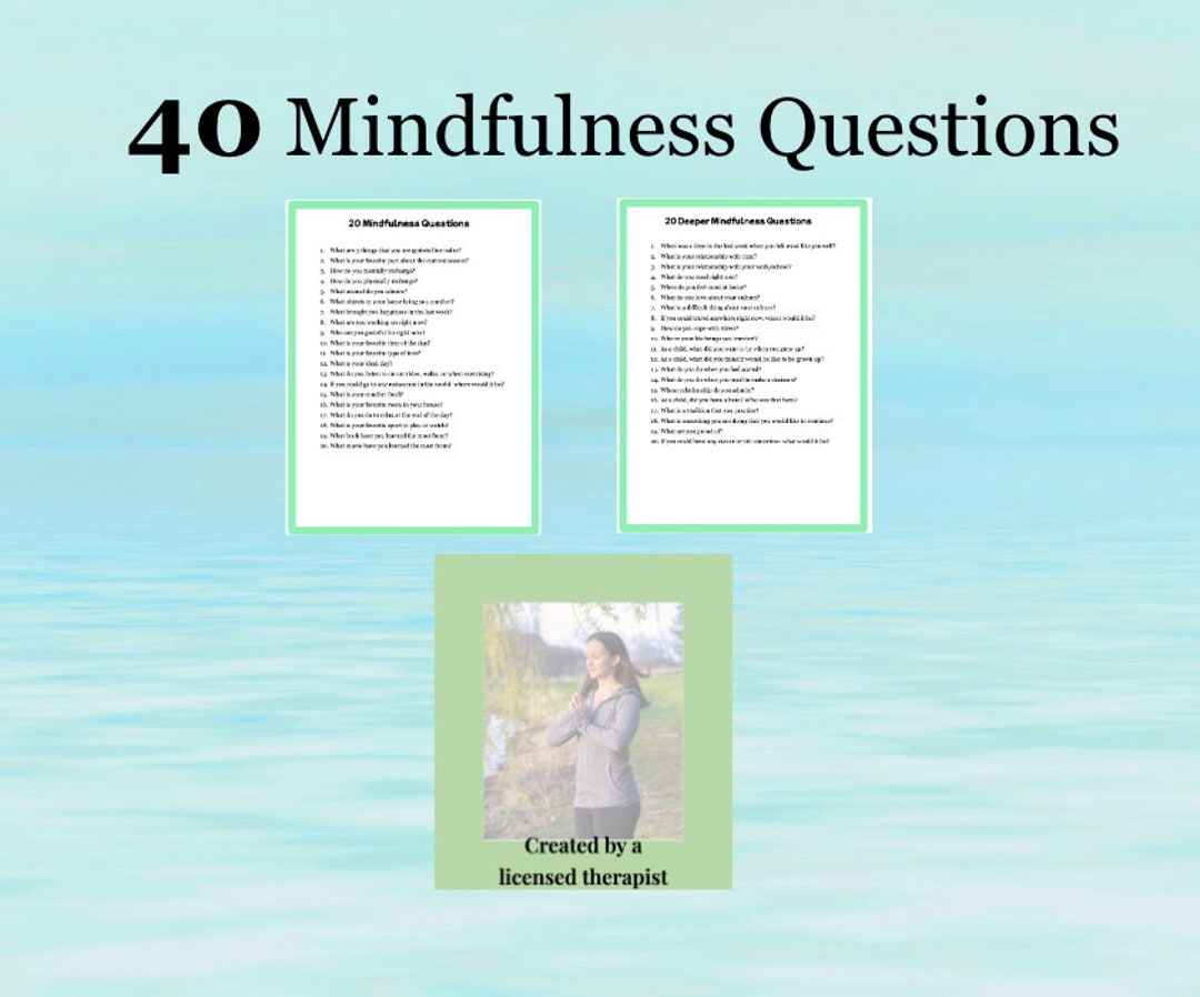 40 Mindfulness Questions for Icebreakers, Therapy, Date Nights ...