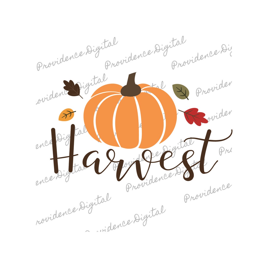 Harvest Pumpkin SVG Fall Harvest SVG Autumn Svg Fall Door Hanger Svg ...