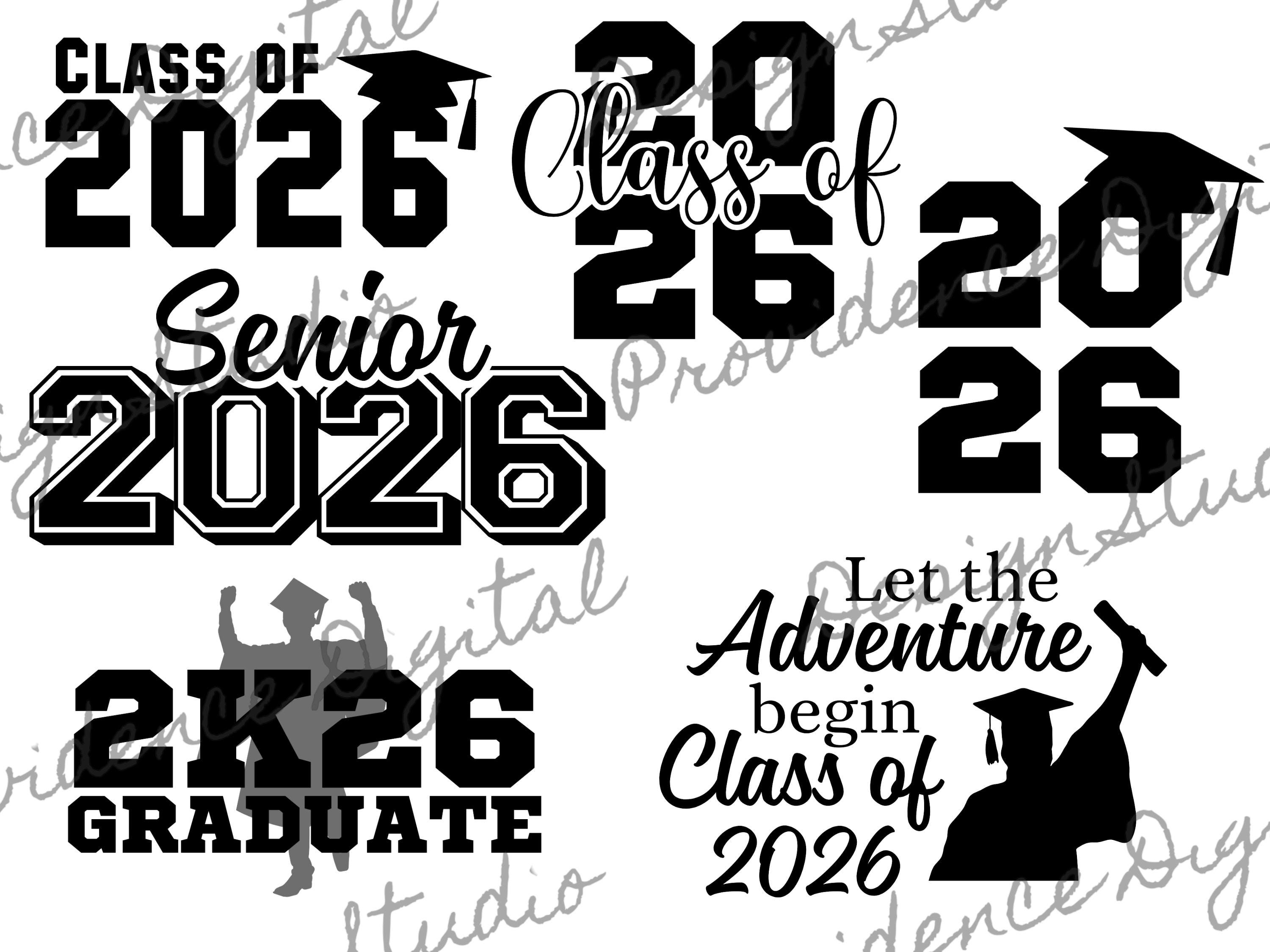 Graduation Svg Class Of 2026 Png Senior 2026 Graduation Invitation Svg