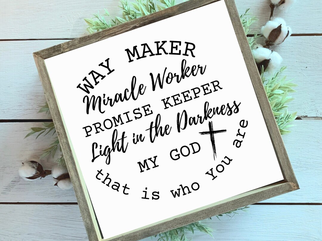 Waymaker Svg Bible Verse Svg Png Bundle Christian Svg Blessed Svg ...
