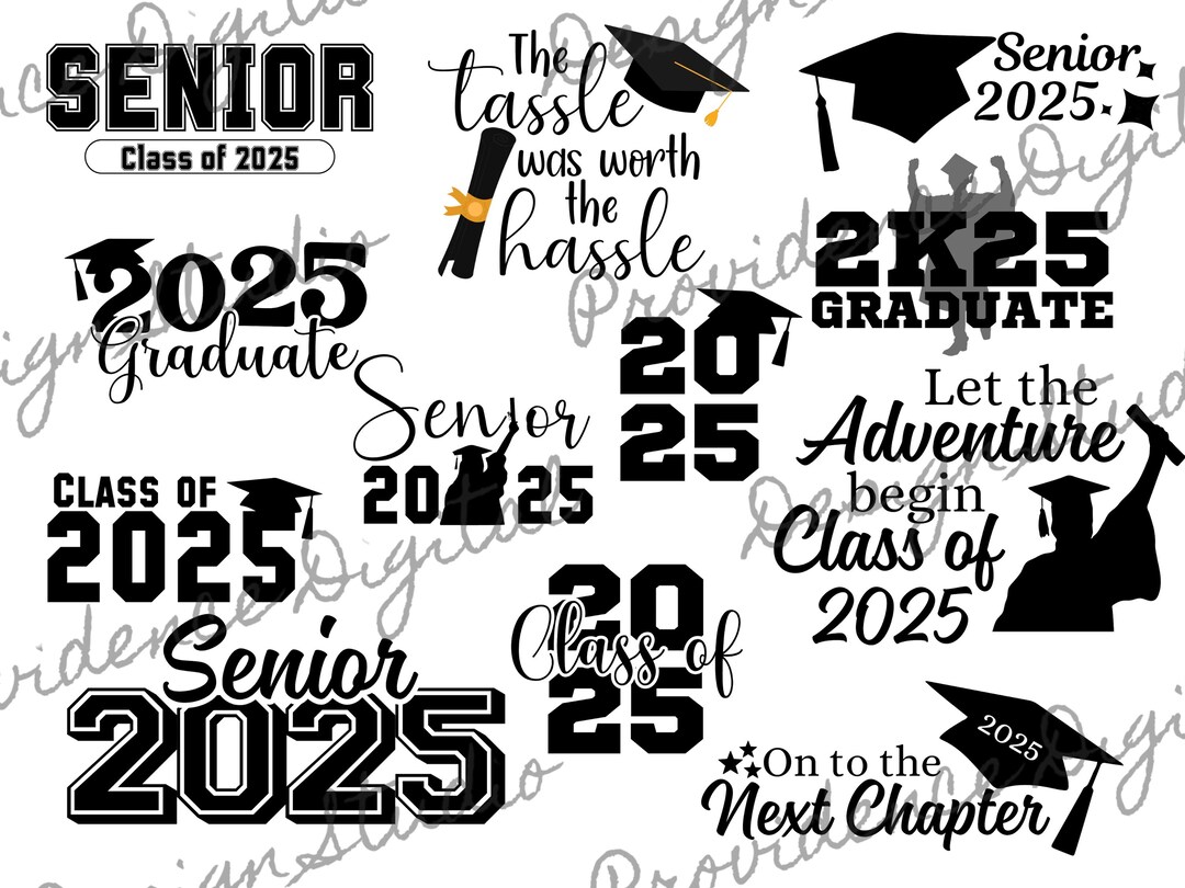 Senior 2025 Png Graduation Svg 2025 Graduation Png Graduation Cap Class ...