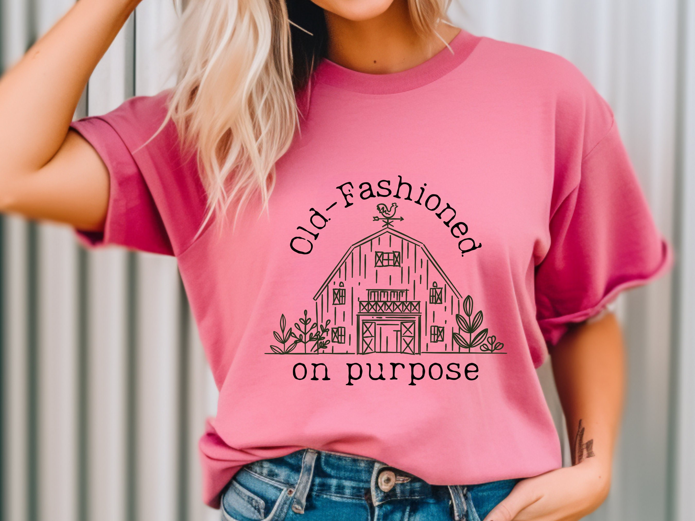Old Fashioned on Purpose Svg Homestead Svg Self Sufficient Homeschool ...