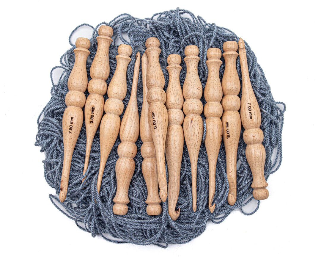 Displayex India Handmade Yarn Needle Crochet Needles for Crocheting ...