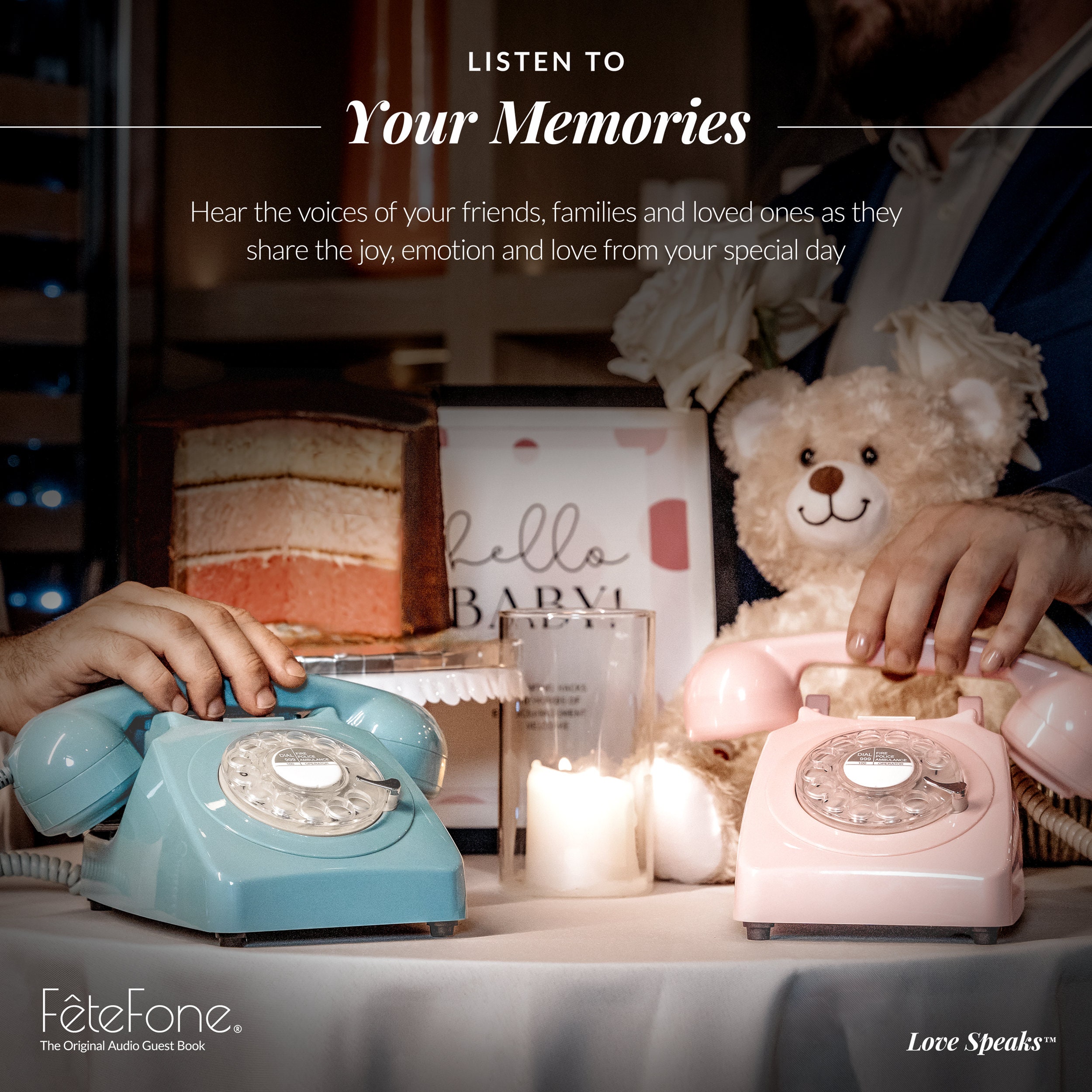 Retro Audio Guestbook Phone by Fêtefone® / the Original Audio Guest ...