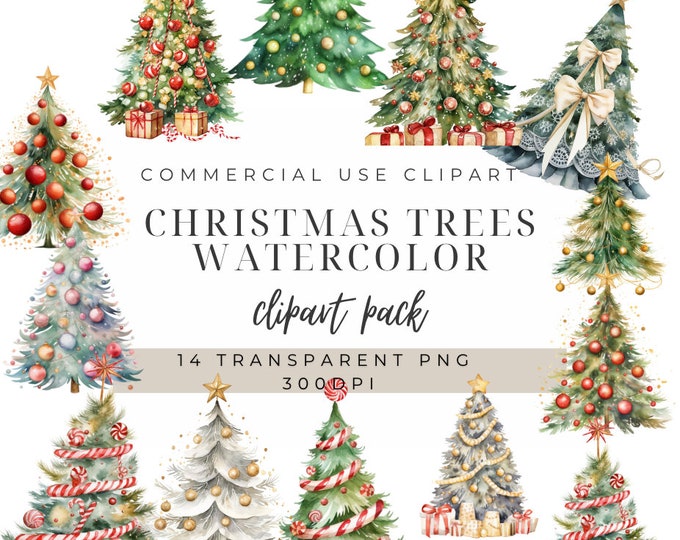 Christmas Tree Clipart | Christmas Trees PNG | Merry Christmas | Pine ...