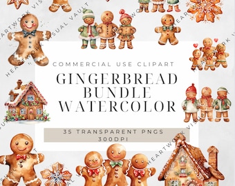 Christmas Clipart | Gingerbread Man Png | Commercial Use | Gingerbread ...