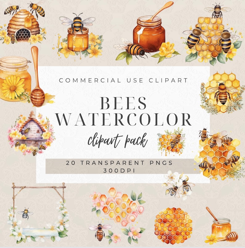 Bee Clipart Cute | Transparent Bee Clipart Images | Bee Pngs | Bees and ...