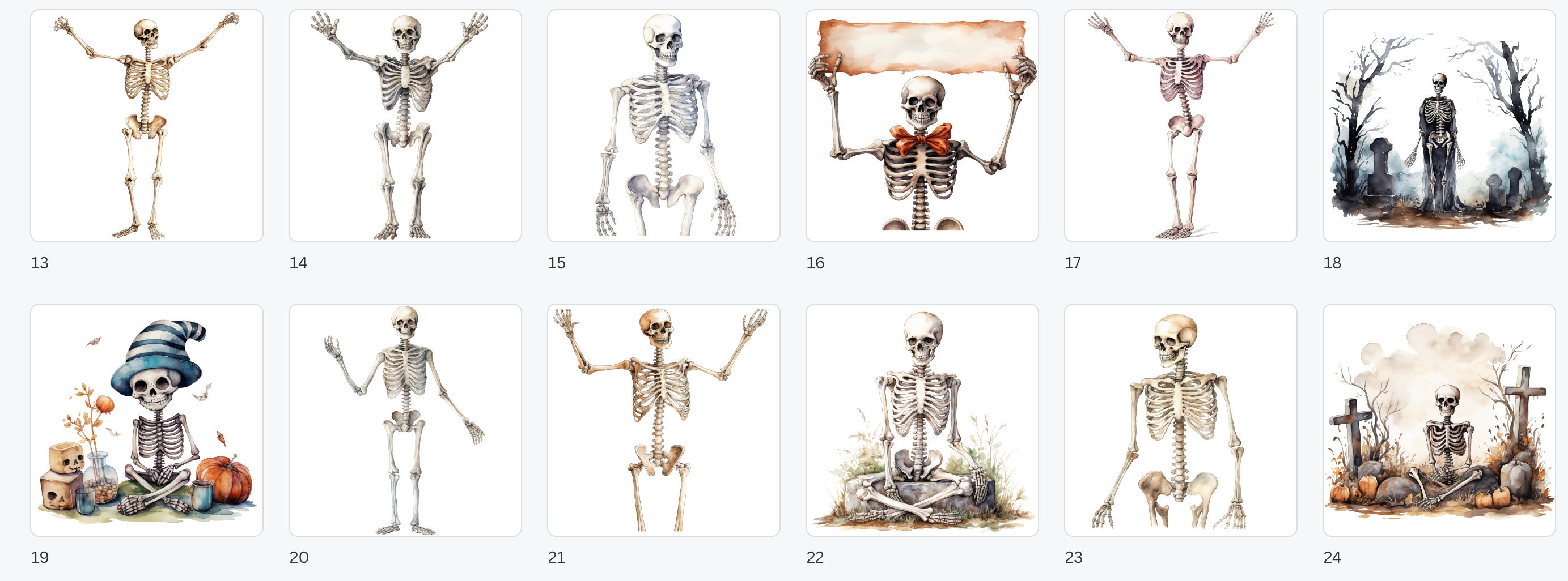 Funny Skeleton Clipart | Spooky Skeletons | Skeleton PNG Images ...
