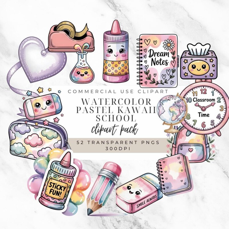 Kawaii School Supply - Etsy