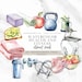 Watercolor Fitness Clipart Set: Health & Wellness Graphics (digital ...