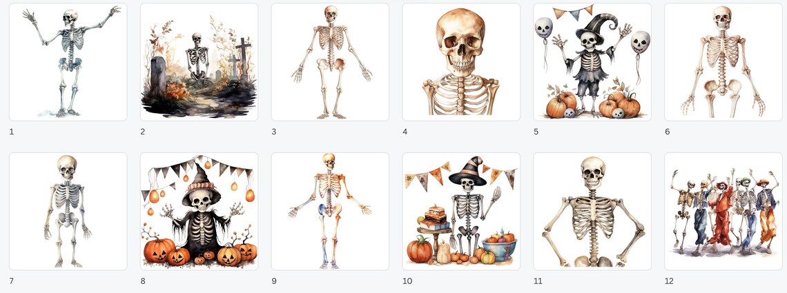 Funny Skeleton Clipart | Spooky Skeletons | Skeleton PNG Images ...