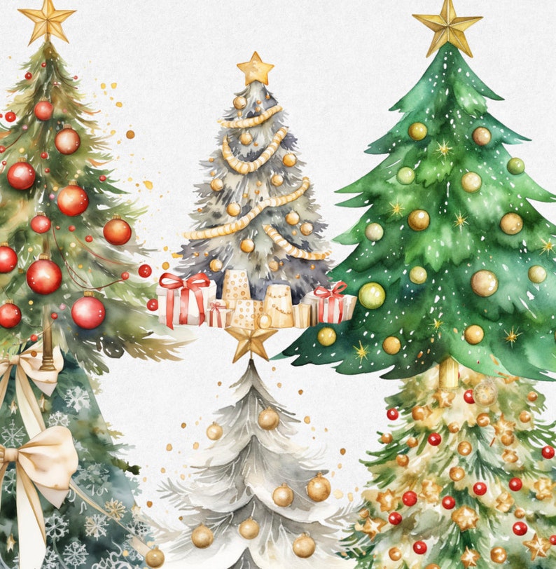 Christmas Tree Clipart Christmas Trees PNG Merry Christmas Pine Tree ...