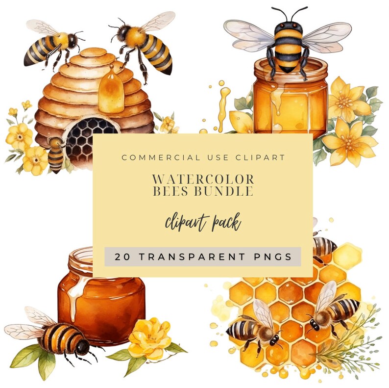 Bee Clipart Cute | Transparent Bee Clipart Images | Bee Pngs | Bees and ...