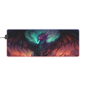Dragon Gaming Mouse Pad, Dragon Gaming Desk Mat, Dragon Desk Mat ...