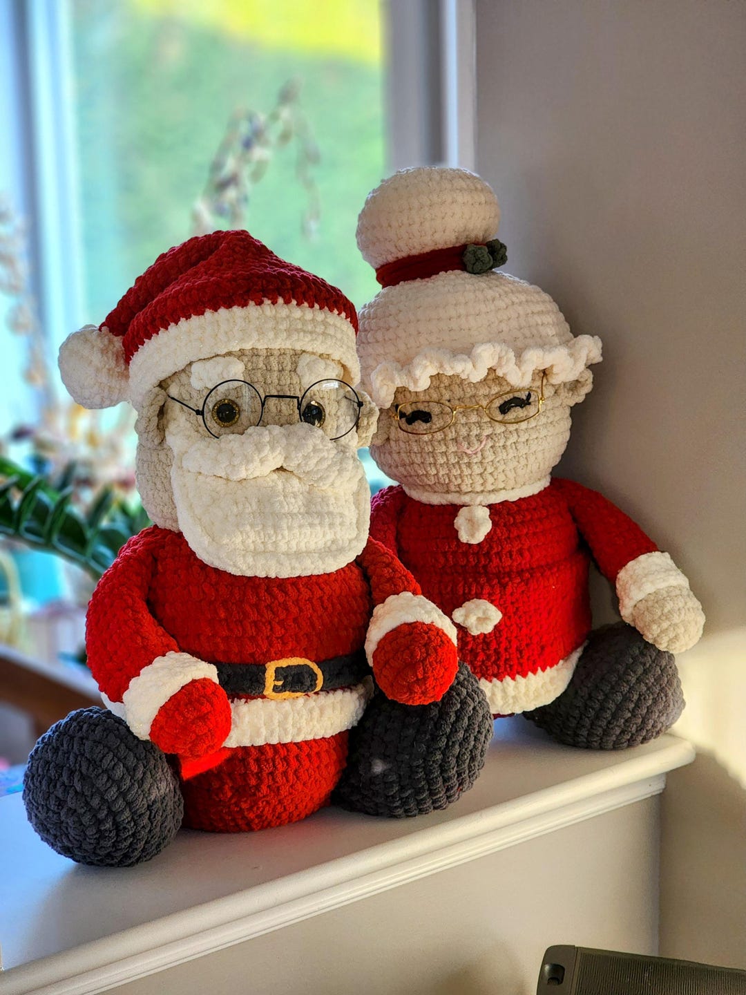 Mr. and Mrs. Clause Plush Dolls - Etsy