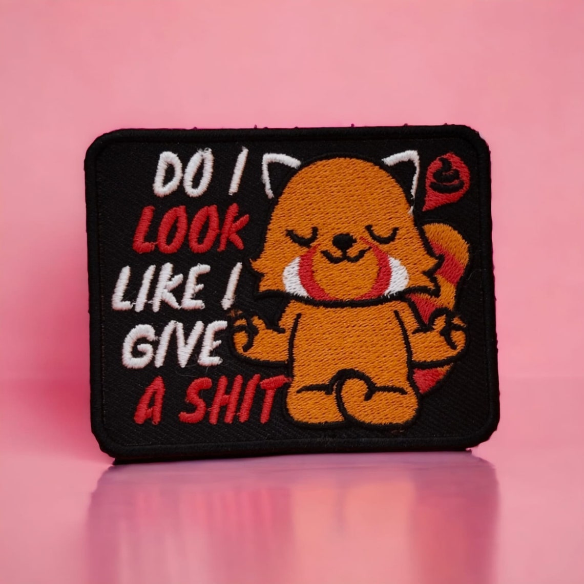 Do I Look Like I Give a Shit Embroidery Patch - Embroidered Patch - Etsy
